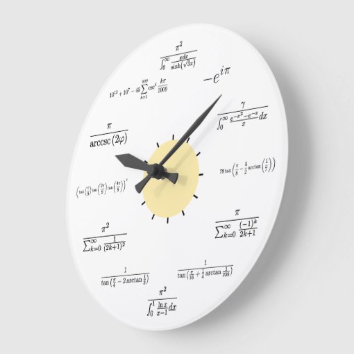 Math Wall Clock | Zazzle