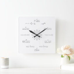 Math Wall Clock | Zazzle
