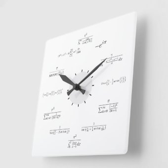 Math Wall Clock | Zazzle