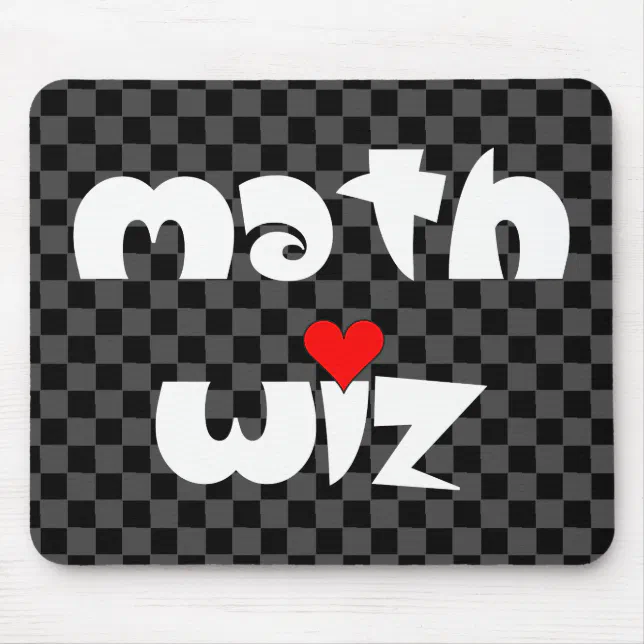 Math Wiz Mouse Pad | Zazzle