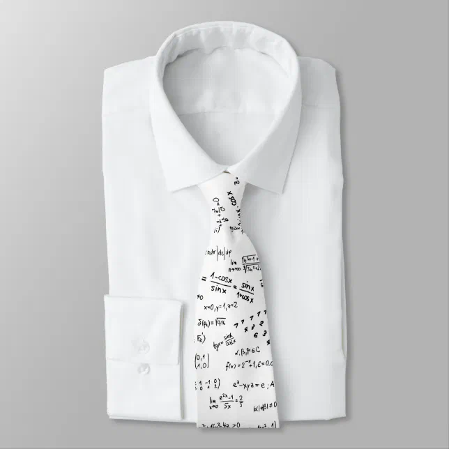 Mathematic Equations For Math Teacher Student Neck Tie | Zazzle