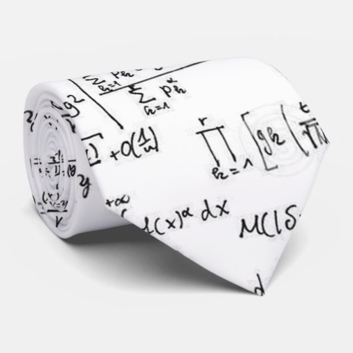 Mathematical Equation Neck Tie | Zazzle