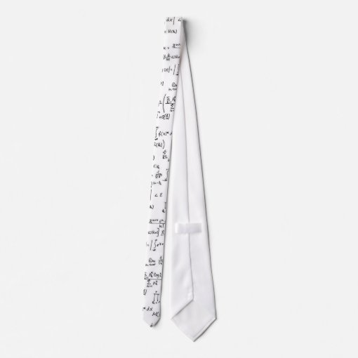 Mathematical Equation Neck Tie | Zazzle