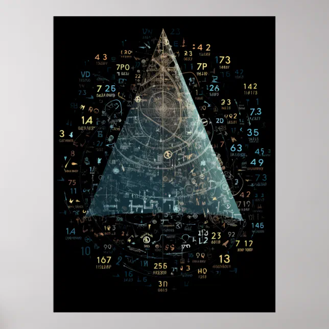 Mathematical formulas to solve real world problems poster | Zazzle