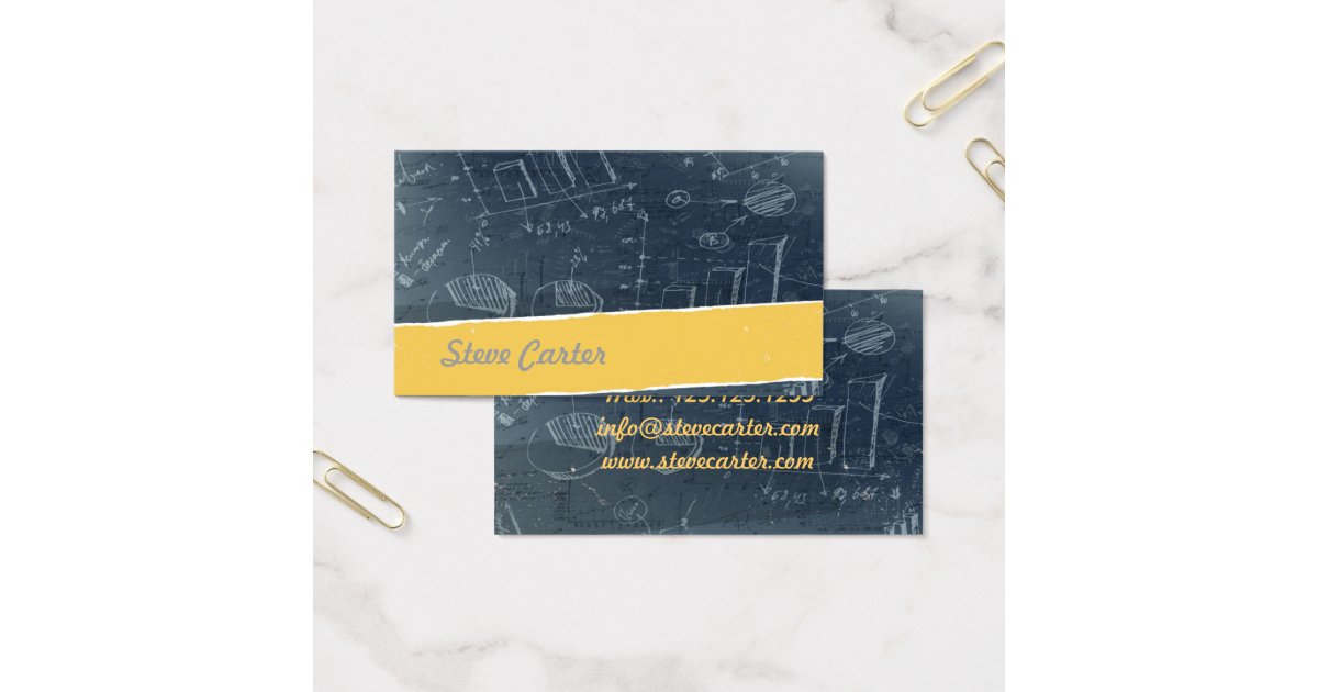 Mathematician Business Card / Formula / Science | Zazzle.com