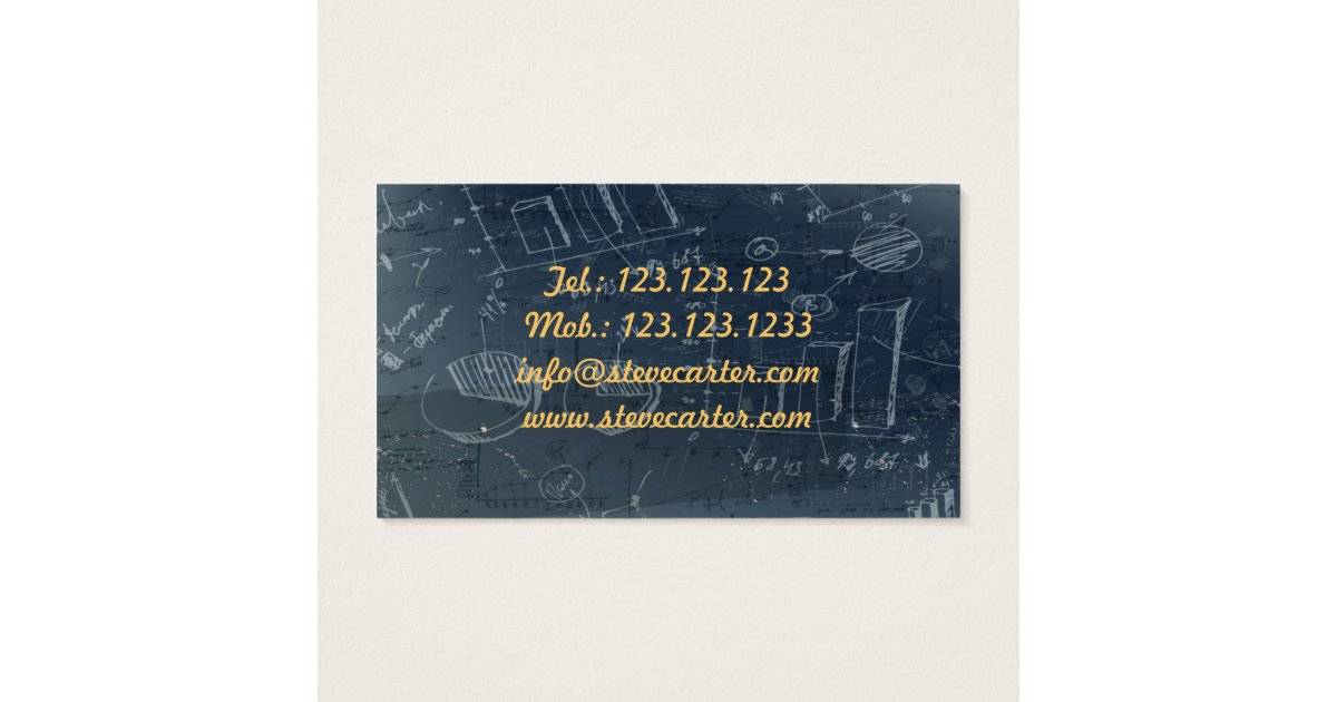 Mathematician Business Card / Formula / Science | Zazzle.com