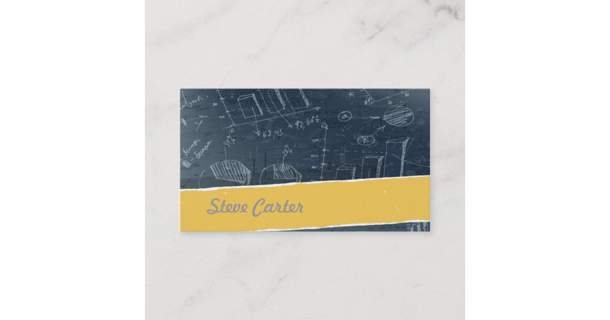 Mathematician Business Card / Formula / Science | Zazzle