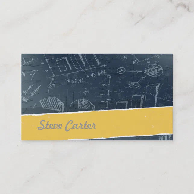 Mathematician Business Card / Formula / Science | Zazzle