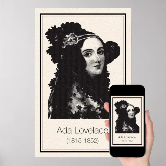 Mathematicians - Ada Lovelace Poster | Zazzle