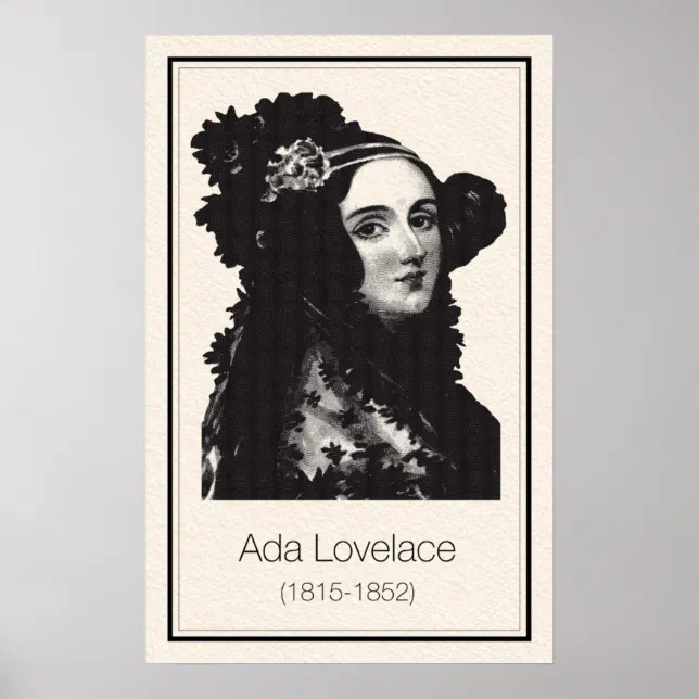 Mathematicians - Ada Lovelace Poster | Zazzle