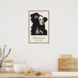 Mathematicians - Ada Lovelace Poster | Zazzle