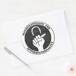 Mathematicians for Intersectionality stickers | Zazzle