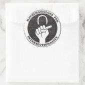 Mathematicians for Intersectionality stickers | Zazzle