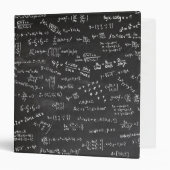 Mathematics Math Equations Formulas Numbers 3 Ring Binder | Zazzle