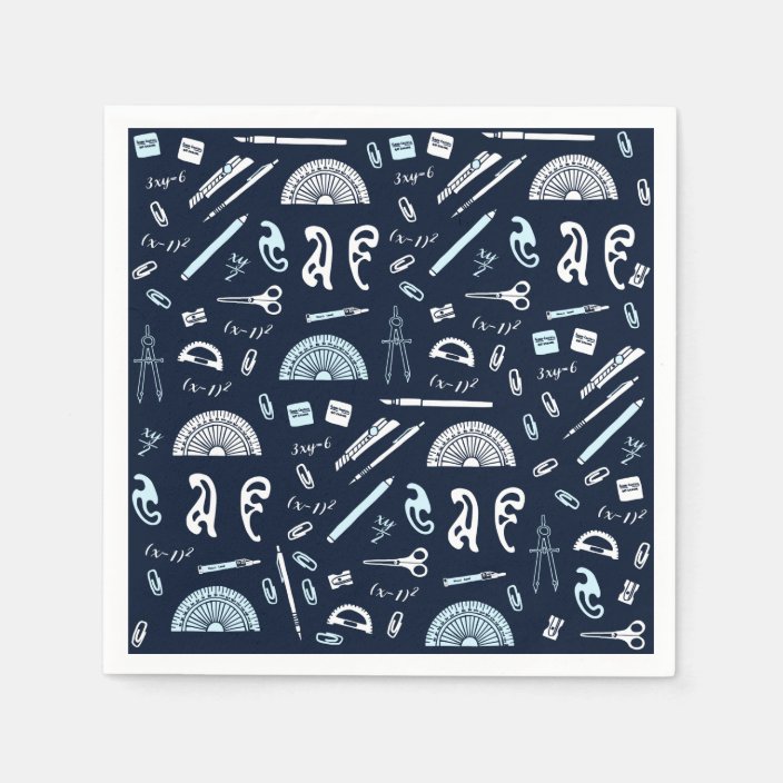 Mathematics Paper Napkins | Zazzle.com