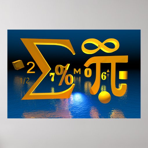 Mathematics Poster | Zazzle