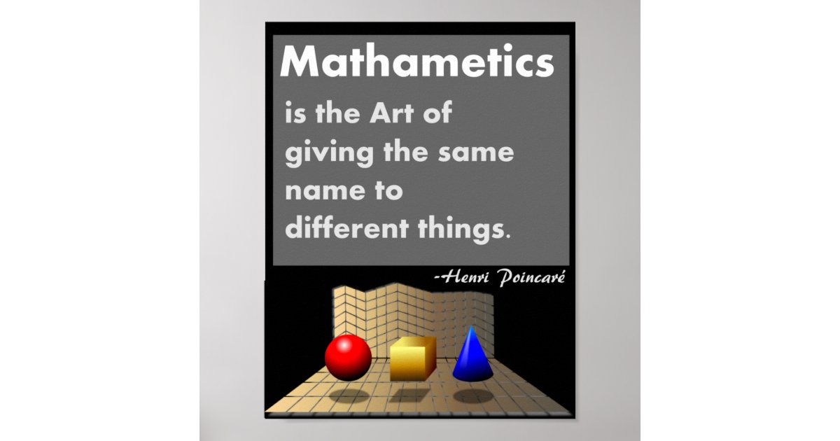 Mathematics Poster Art | Zazzle