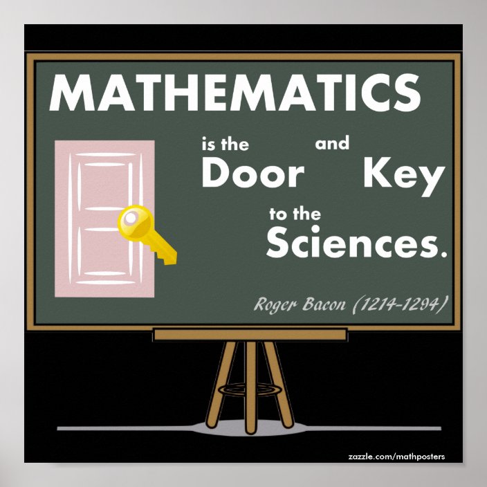 Mathematics Posters Quotes | Zazzle.com