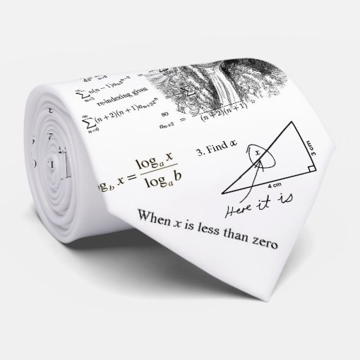 Mathematics Tie | Zazzle