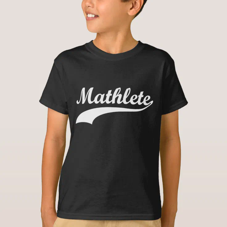 Mathlete Kids T-Shirt | Zazzle