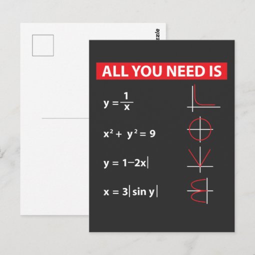 Maths Algebra Mathematics Teacher Gift Idea Postcard | Zazzle