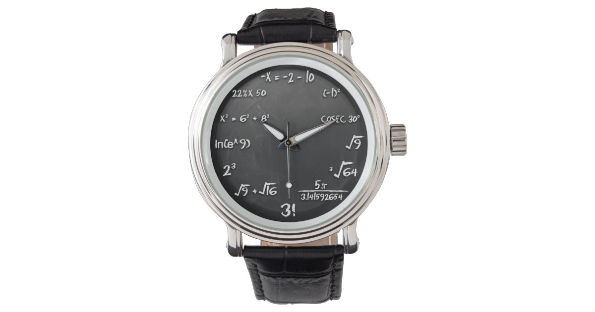 Maths Equation Watch For Mathematics Nerds | Zazzle