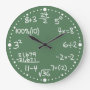 Maths Mathematical Equations Clock with Minutes | Zazzle