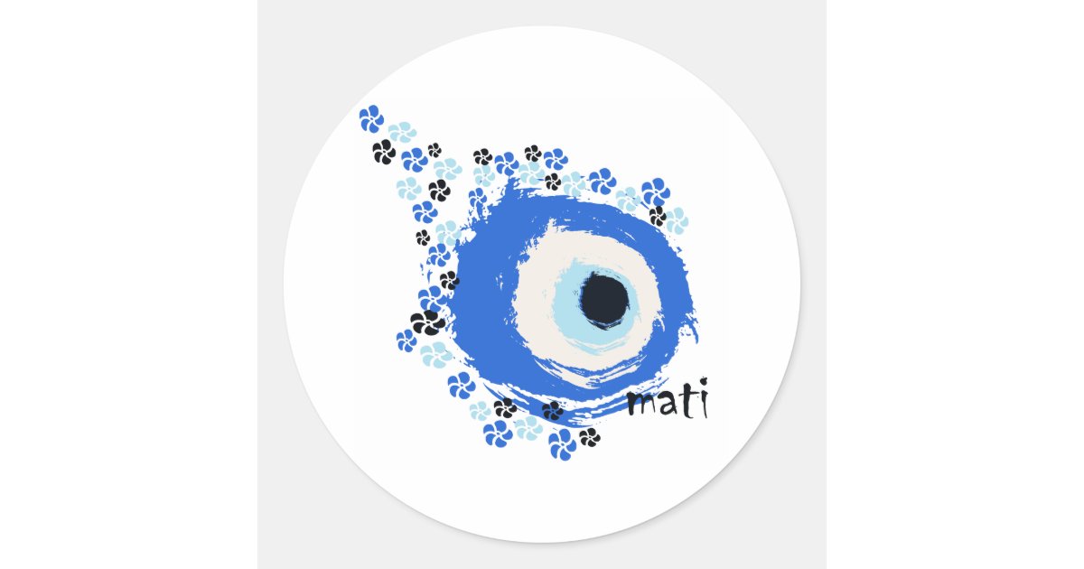 MATI CLASSIC ROUND STICKER | Zazzle