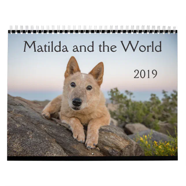 Matilda and the World 2019 Calendar | Zazzle