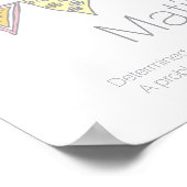 Matilda girls name and meaning bunting poster | Zazzle