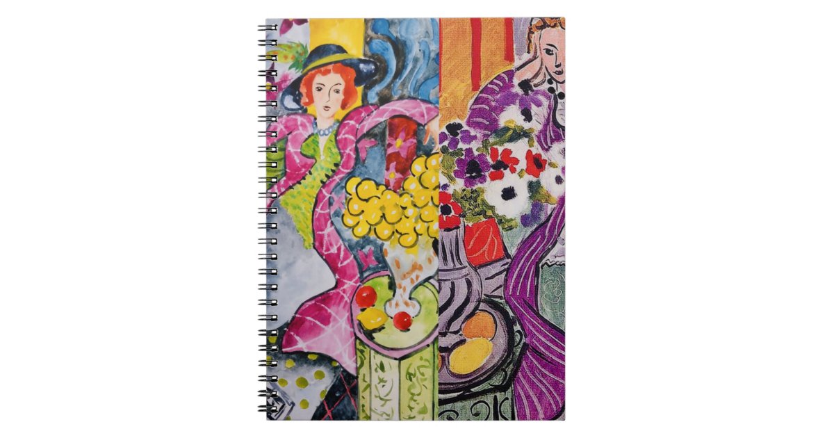Matisse depicts with humor the women world.PNG Notebook | Zazzle