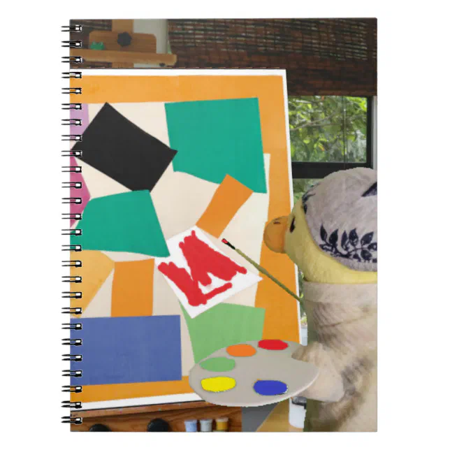 Matisse The Snail in oil by Danny Duck Poster Notebook | Zazzle