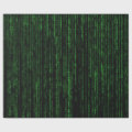 Matrix code wrapping paper | Zazzle