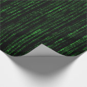 Matrix code wrapping paper | Zazzle