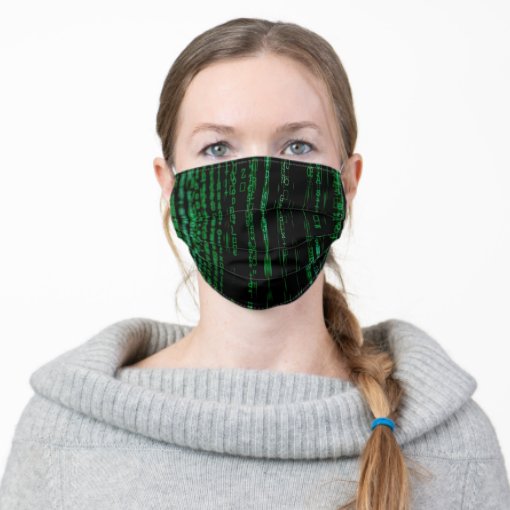 Matrix Face Mask | Zazzle