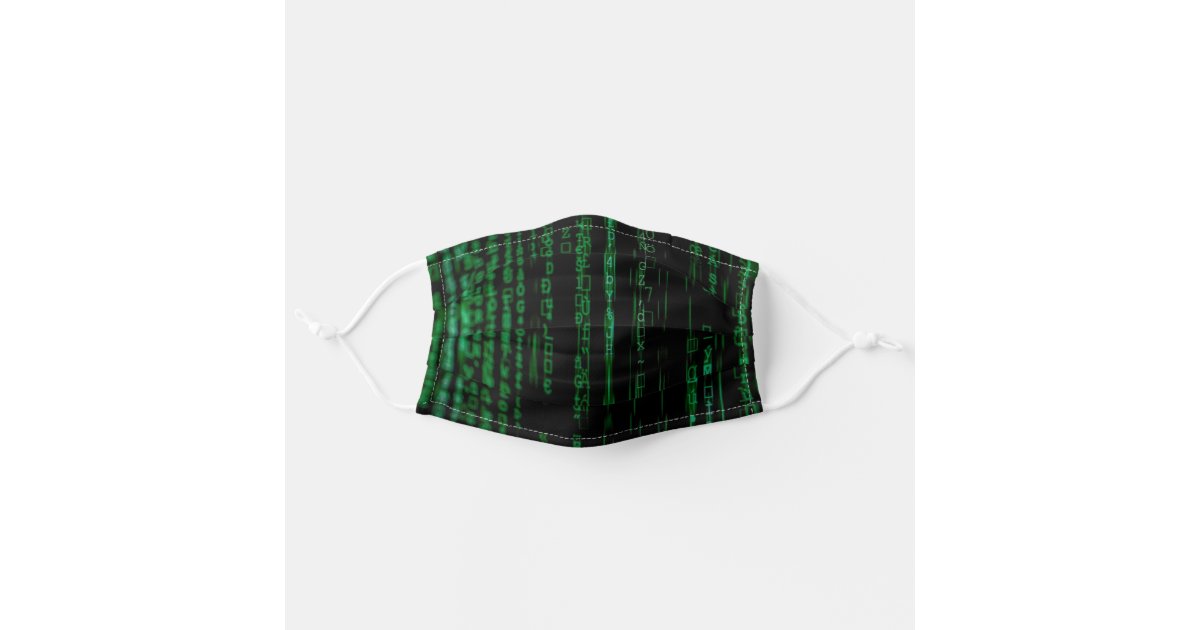 Matrix Face Mask | Zazzle