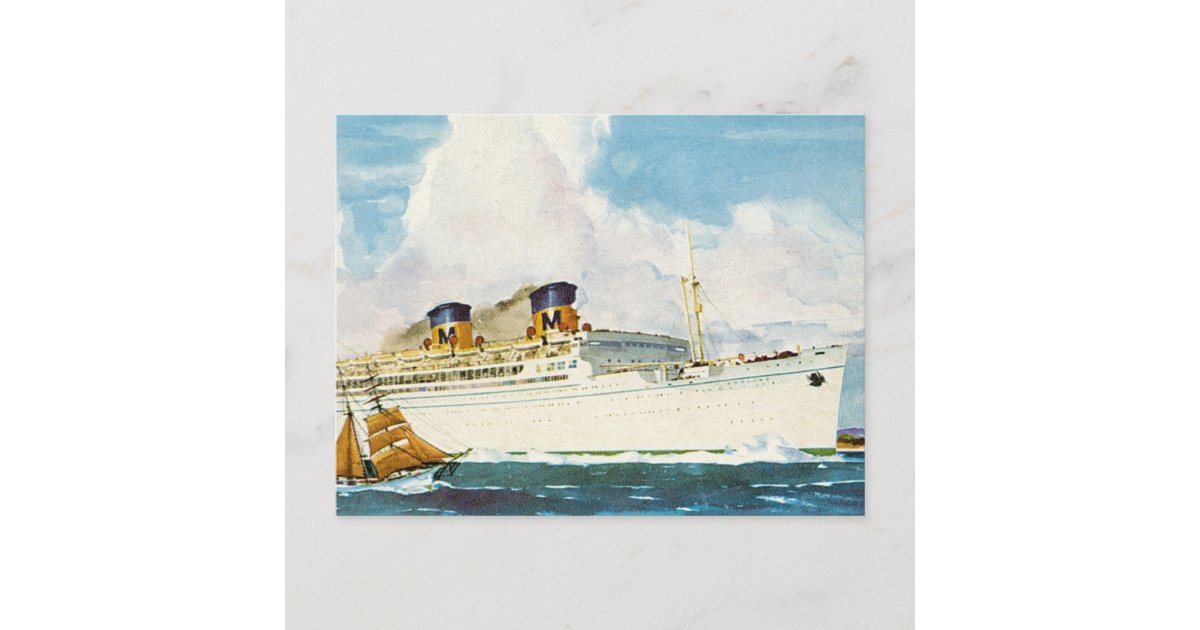 Matson Liner to Hawaii Postcard | Zazzle