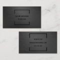 matte black business card | Zazzle
