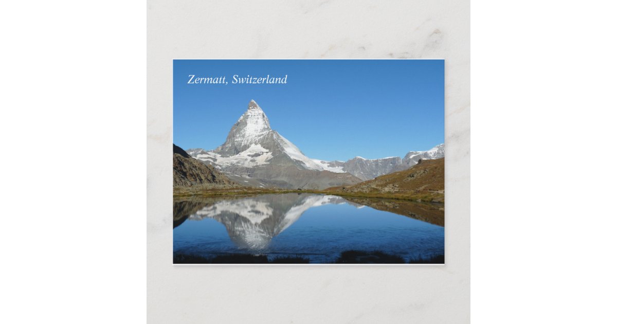 Matterhorn Zermatt Switzerland Postcard | Zazzle