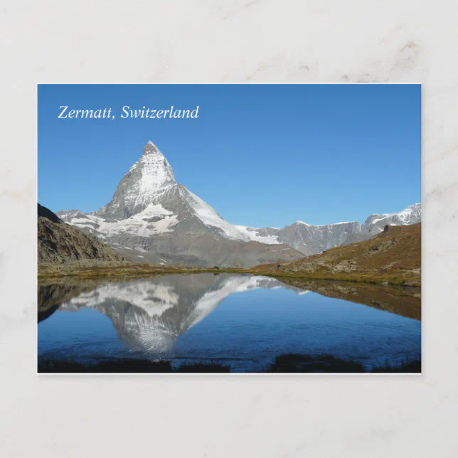 Matterhorn Zermatt Switzerland Postcard | Zazzle