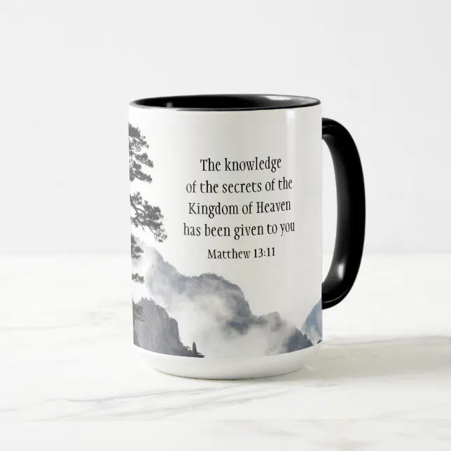 Matthew 13:11 Secrets of the Kingdom of Heaven Mug | Zazzle