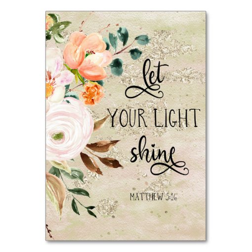 Matthew Bible Verse Card | Zazzle