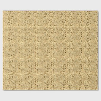 Matzo Passover Wrapping Paper | Zazzle