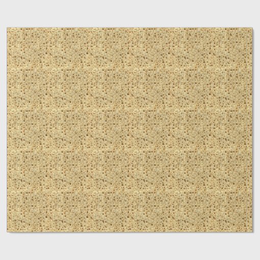 Matzo Passover Wrapping Paper | Zazzle