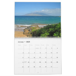 Maui Hawaii 2020 Beautiful Beach Wall Calendar | Zazzle