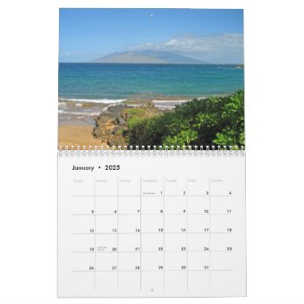 Maui Hawaii 2020 Beautiful Beach Wall Calendar | Zazzle