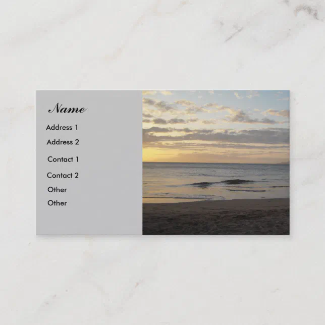 Maui, Hawaii Business Card | Zazzle