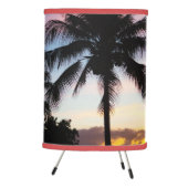 Maui Hawaiian Sunset Palm Trees Tripod Lamp | Zazzle