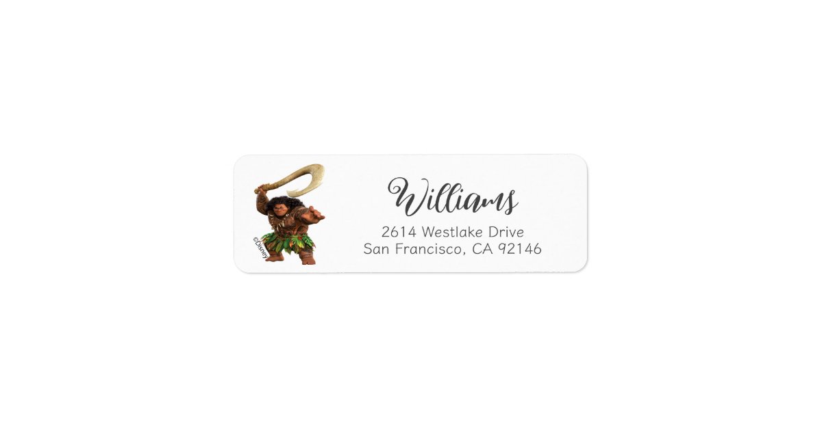 Maui Magical Hook Label | Zazzle