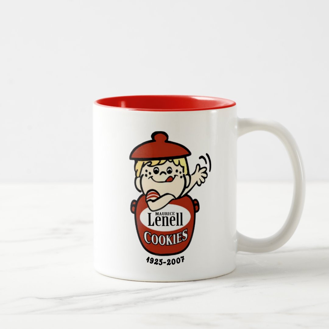 Maurice Lenell Cookies, Chicago, IL Two-Tone Coffee Mug | Zazzle